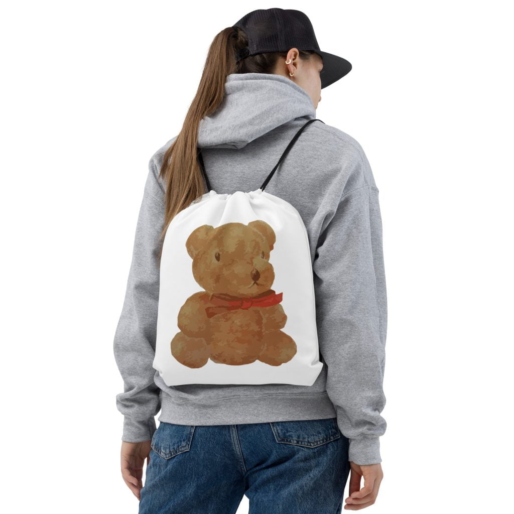 Bear Drawstring bag - Kaoru's Art World